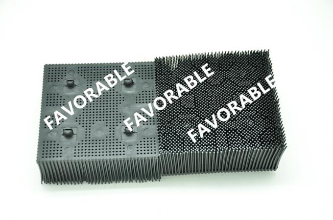 BRISTLE 1.6" POLY - ROUND FOOT - Black PP / NYLON For GERBER 92910001