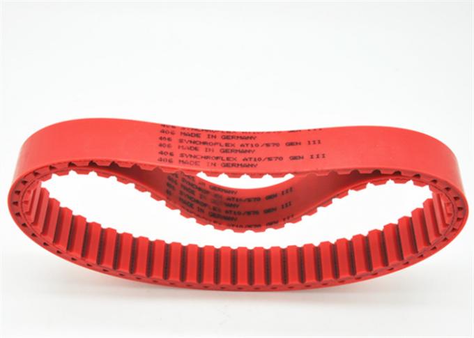 127991 Red Synchroflex Timing Drive Belts AT10 460 III Gen Polyurethane