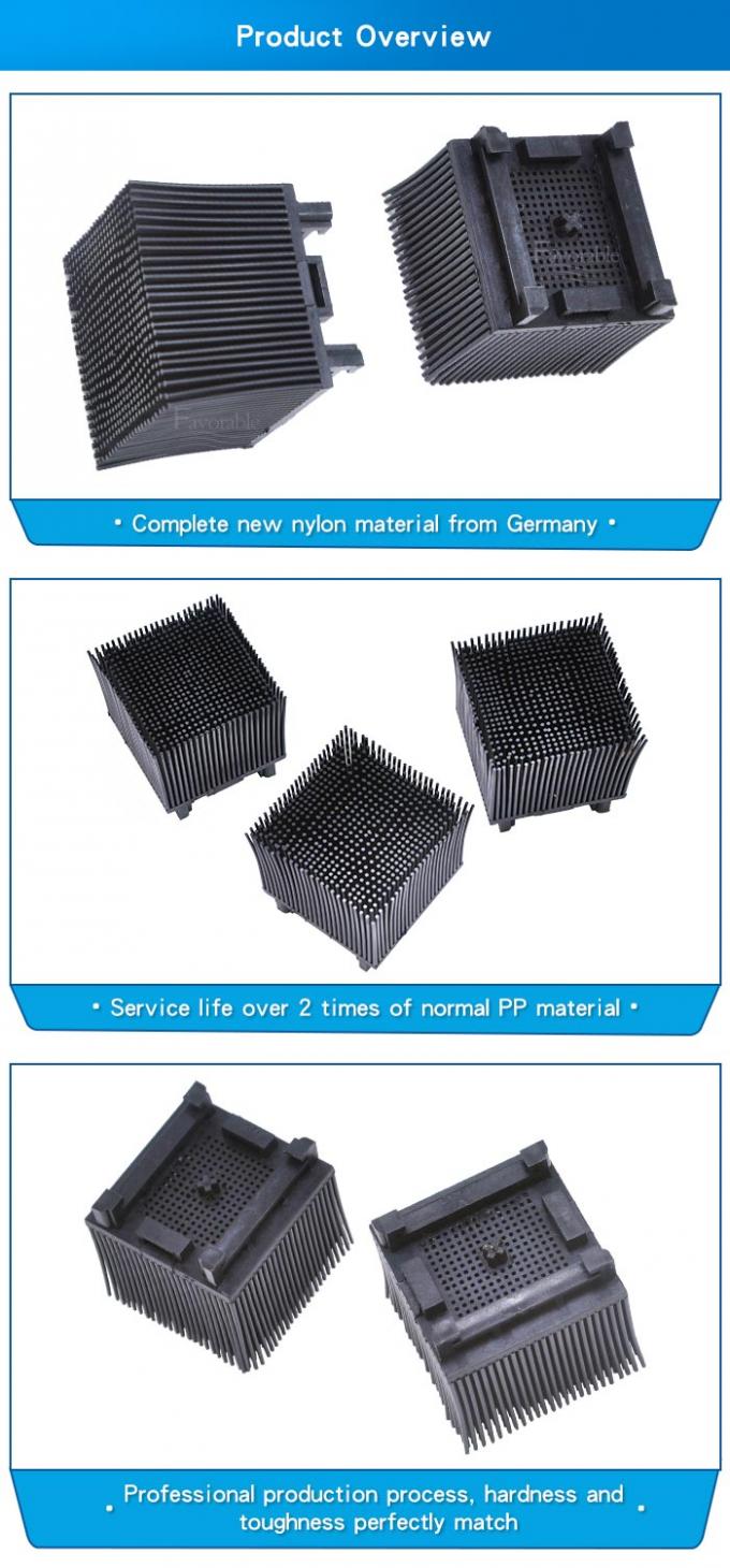 Black Nylon Bristle Brush For Orox Auto Cutter Machine Standard Packaging