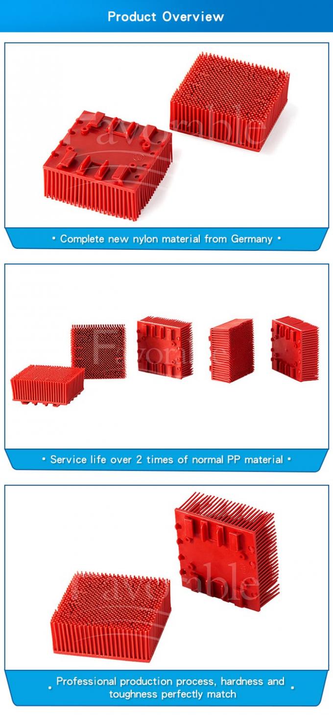 130298 703493 Red Nylon Bristle Blocks Suitable For Vector 2500 Cutting ...
