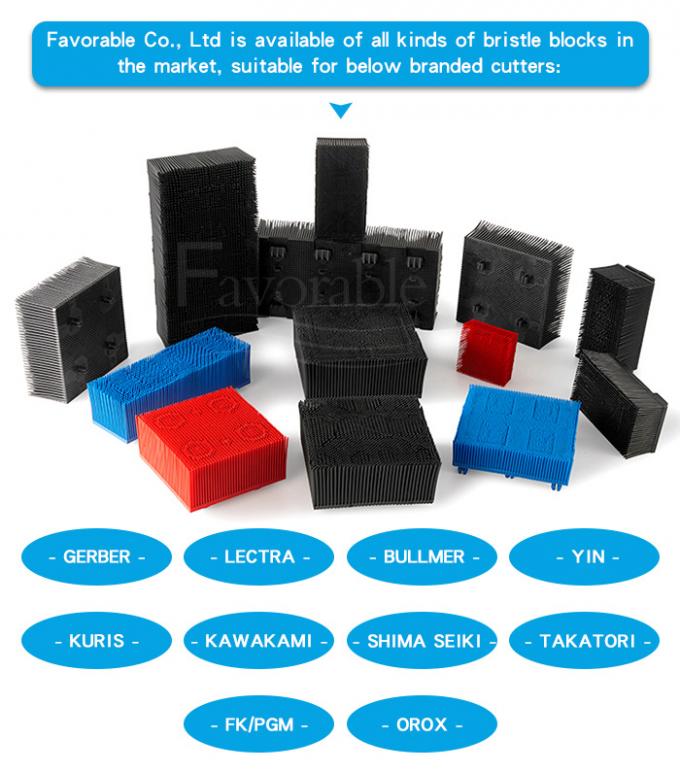 130298 703493 Red Nylon Bristle Blocks Suitable For Vector 2500 Cutting ...