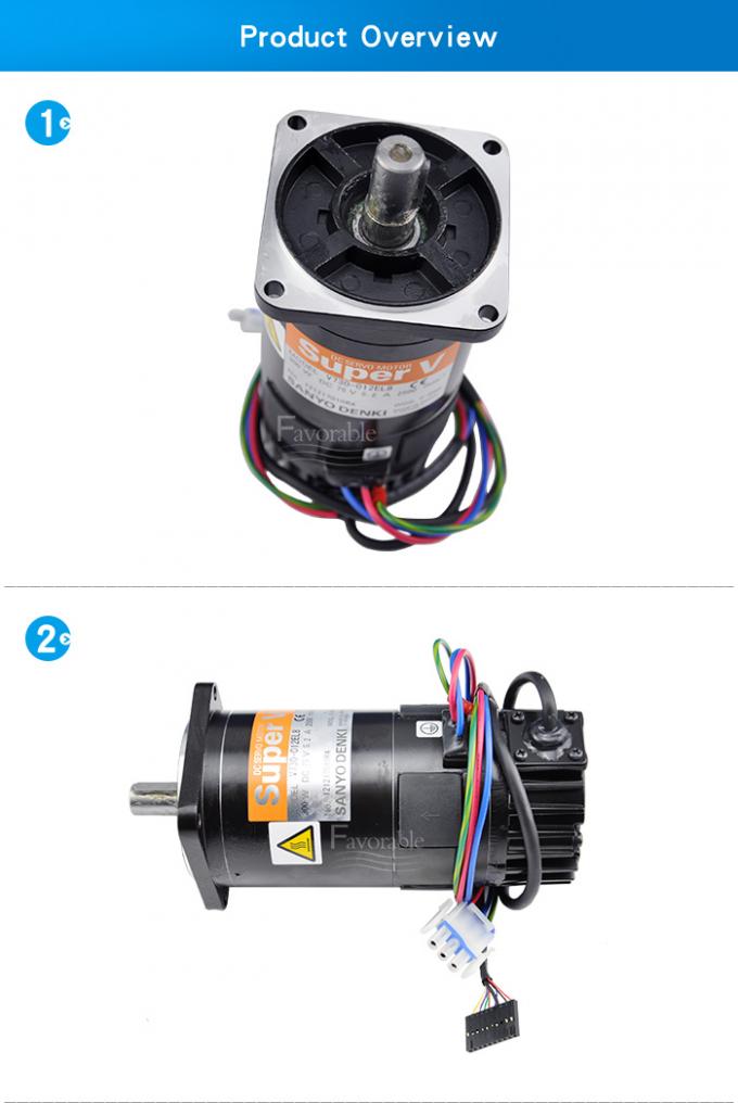 300w Dc 75V Sanyo Denki Motor V730-012el8 For Auto Cutter Machine Gtxl ...