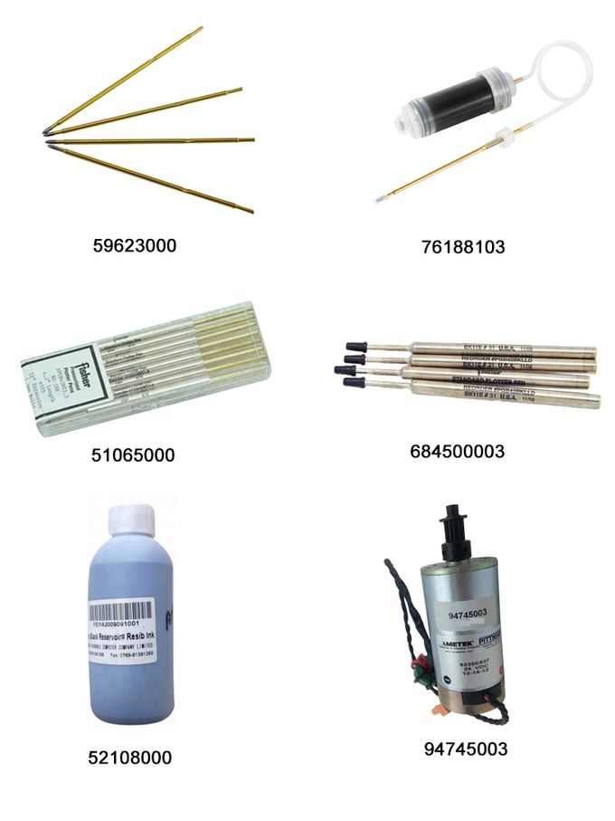 3.7" Pressurized Original Fisher Plotter Pens Bold Ink Color CR-209 ...