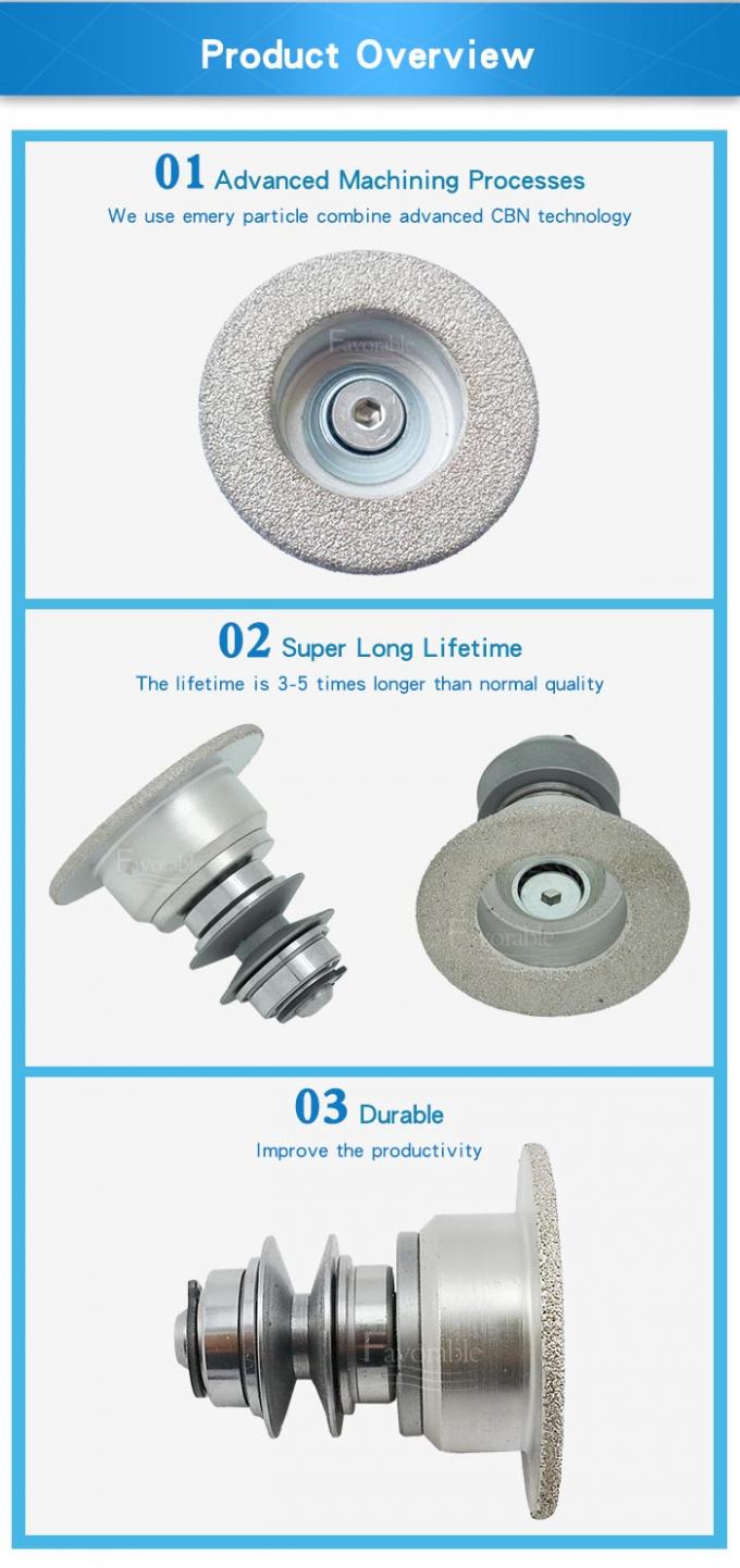 Grinding Wheel Assembly For Auto Cutter GT7250 S7200 Grind Stone 80g ...