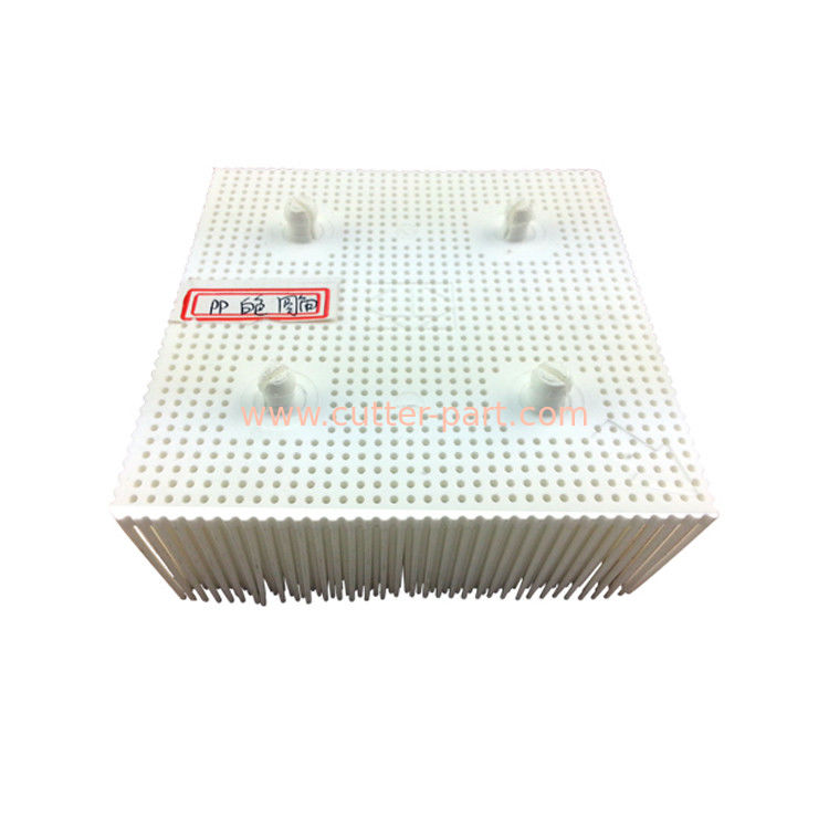92910002 White Nylon Bristle Blocks 1.6" with Round Foot For Gerber Cutter