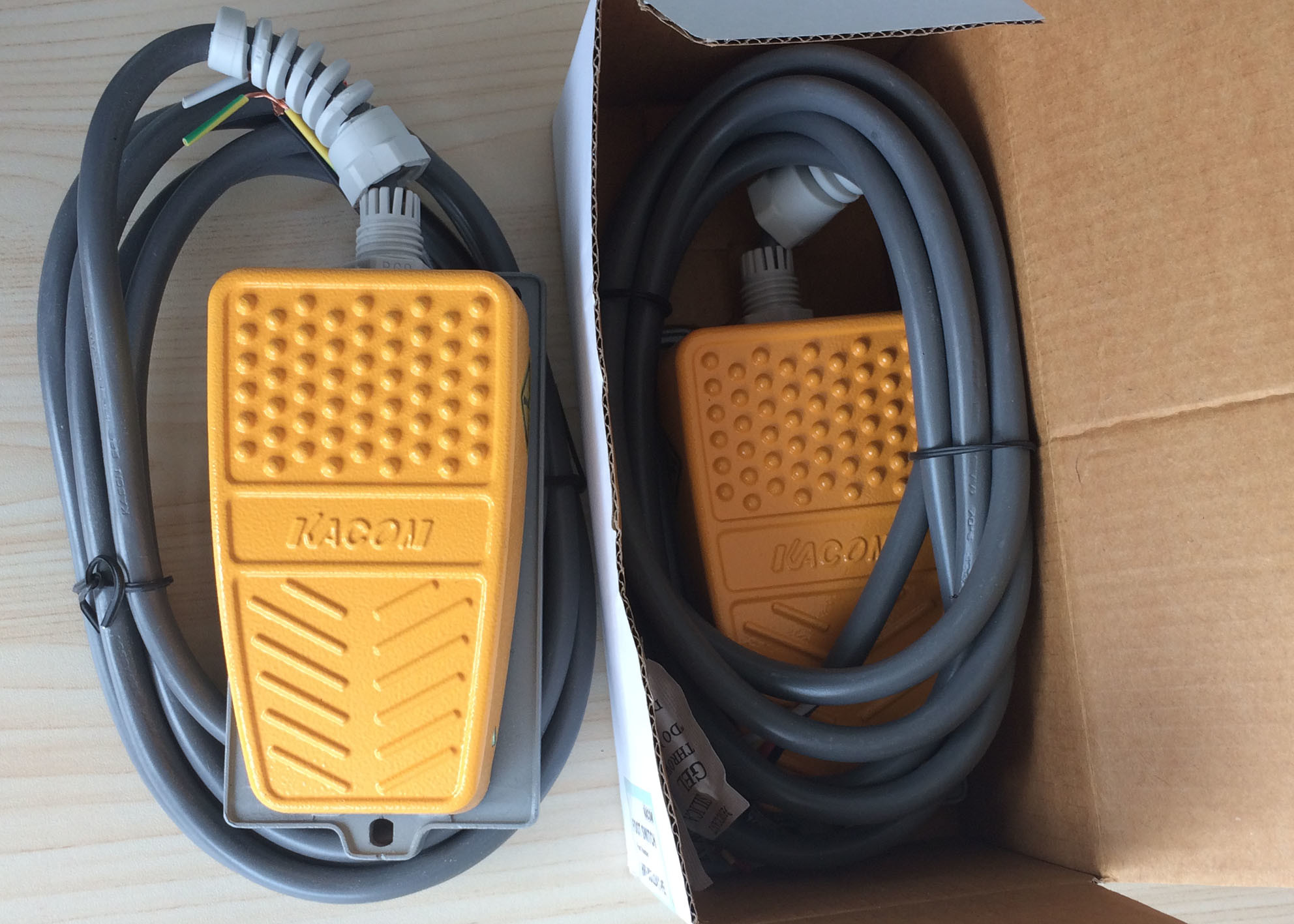 YIN Auto Cutting Machine Parts , Foot Push Switch Cutter Accessories