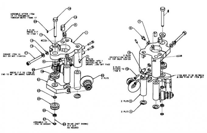 OEM Auto Cutter GTXL Paragon Machine 85628000 , Sharpener Presser Foot Assy