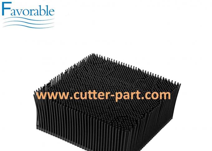 Bristle 1.6" Poly Round Foot Black Plastic Bristle Suitable For Gerber ...